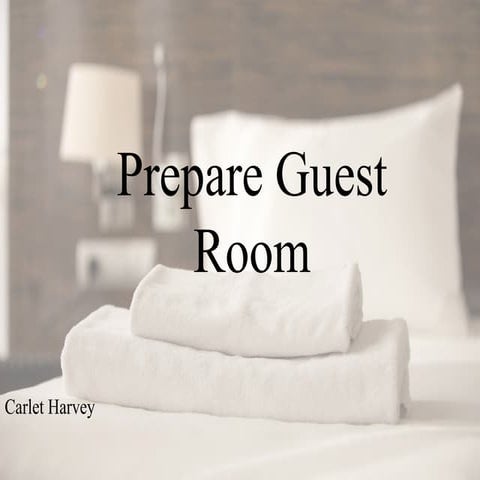 Housekeeping : setting trolley or cart .ppt