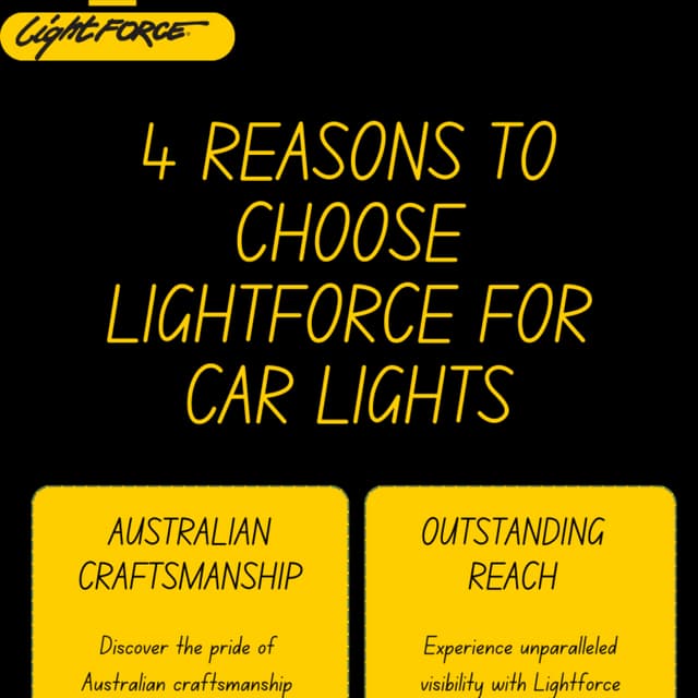 Illuminate Your Drive: Car Lights Infographic by Lightforce | PDF