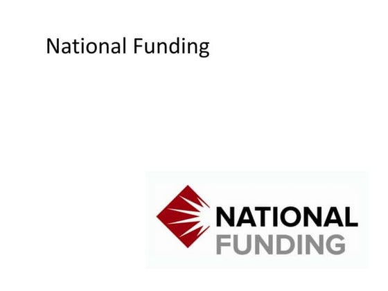 National Funding presentations