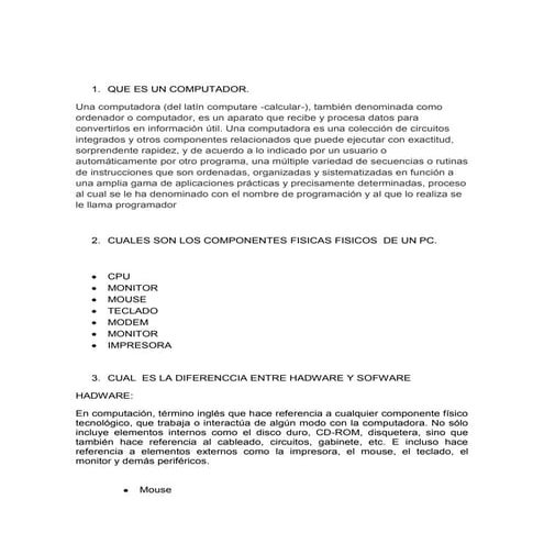 Programas utilitarios | DOCX