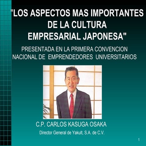 Carlos Kasuga Director Yakult | PPS