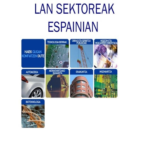 Carlos lan sektoreak espainian | ODP