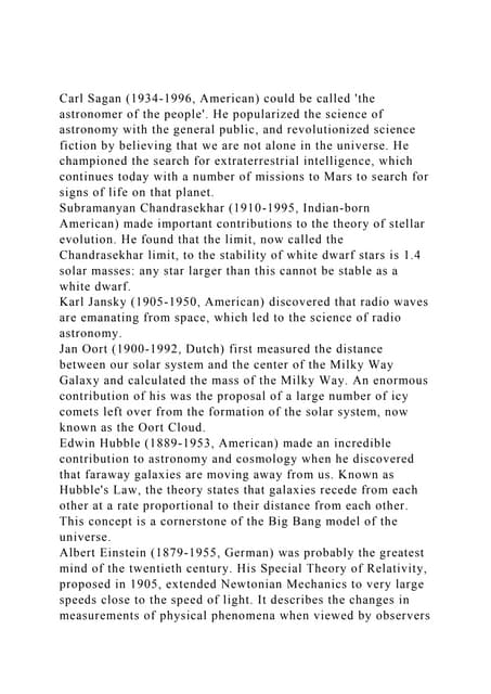 Astronomy and the invention of Telescope | PPT