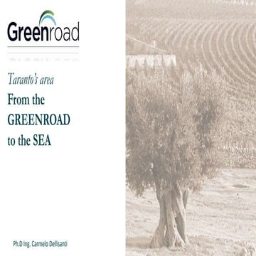 Carmelo Dellisanti- Presentazione progetto GreenRoad | PPTX