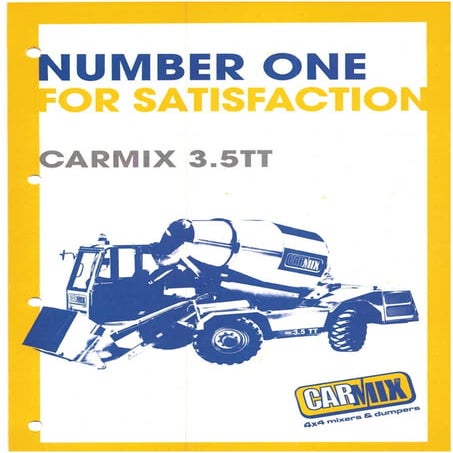 CARMIX 3.5TT - MANUAL DE PARTES.pdf CONCRETO | PDF