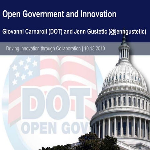 Open Government and Innovation | PPT
