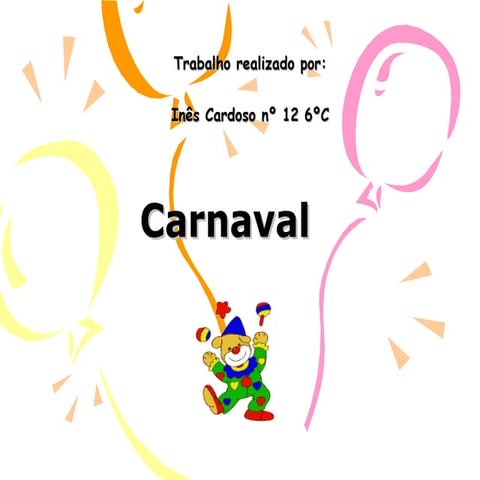 Origem da palavra carnaval | DOCX