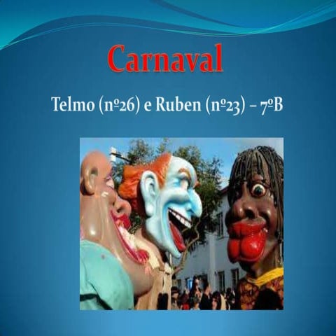 Origem da palavra carnaval | DOCX