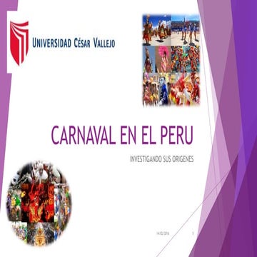 Carnaval en el peru | PPTX