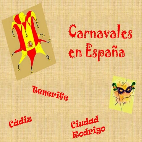 Carnavales En EspañA | PPTX
