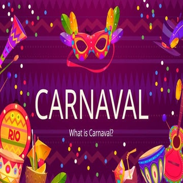 CARNAVAL BRASIL PICTURES AND VIDEOS FOR KIDS | PPTX