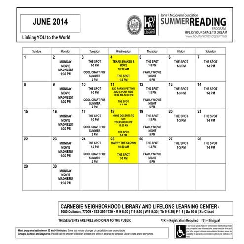 SRP- CAR June Events | PPT