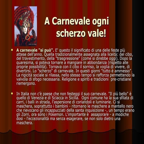 Carnevale | PPT