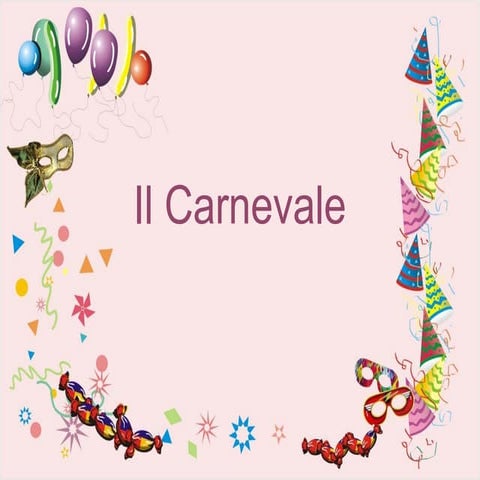 Carnevale in Italia | PDF | National & Civic Holidays | Holidays