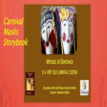 Carnival masks storybook | PPT