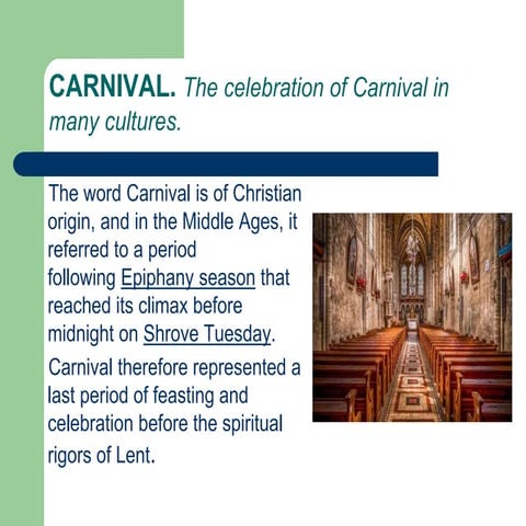 Carnival | PPTX