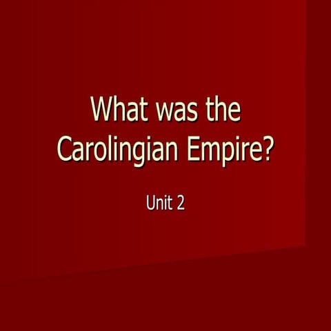 Carolingian empire | PPT