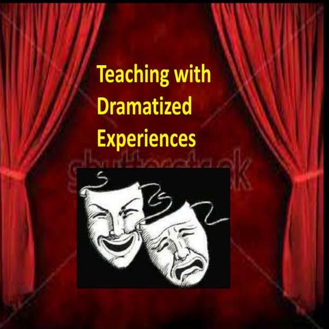 ED TECH I - Teaching with Dramatized Experiences | PPTX