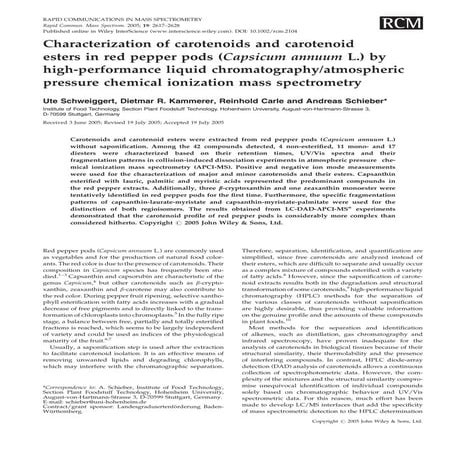 Carotenoid | PDF | Gardening | Home & Garden