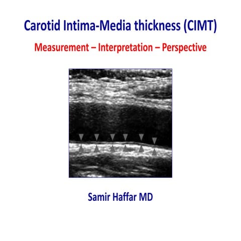 Carotid Intima Media Thickness Ppt