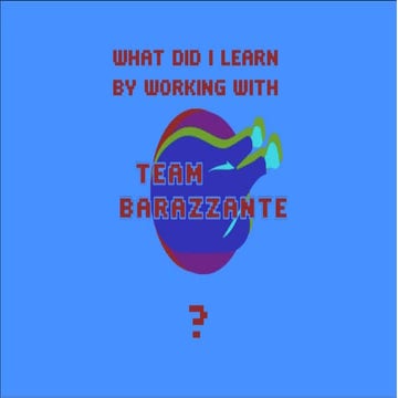 LocJAM 5 - Team Barazzante | PPT