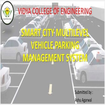 Smart Vehicle Parking Sysyem Ppt