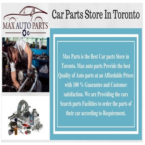 Car parts store in toronto | PPT
