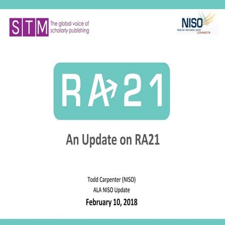 RA21: An Update on RA21 | PPTX