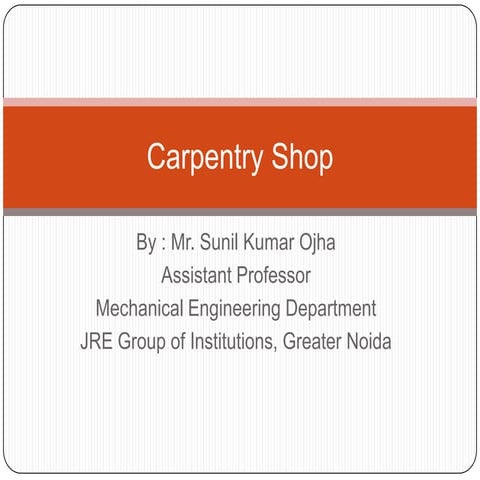 carpentry shop .pptx
