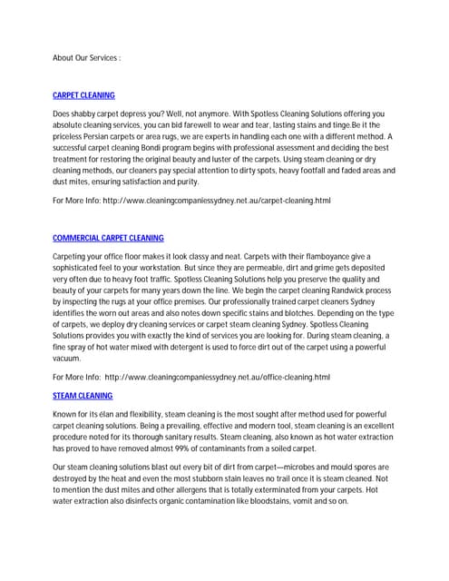 Choosing the Right Carpet Cleaning Method for Your Needs | PDF