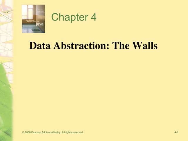 Abstract data types | PPT
