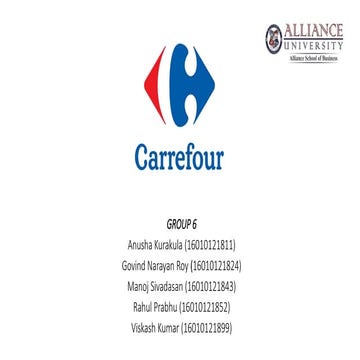 Carrefour's India Operation | PPTX