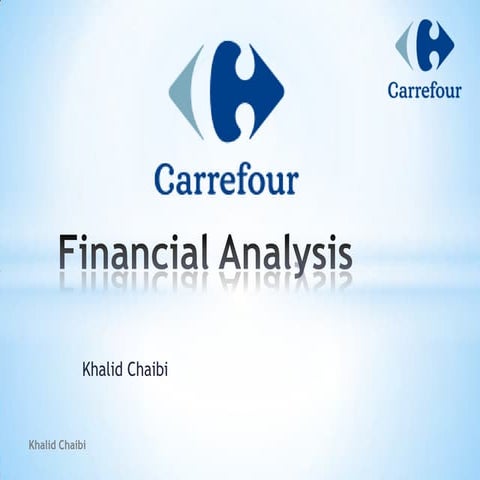 Report khalid chaibi | PPTX