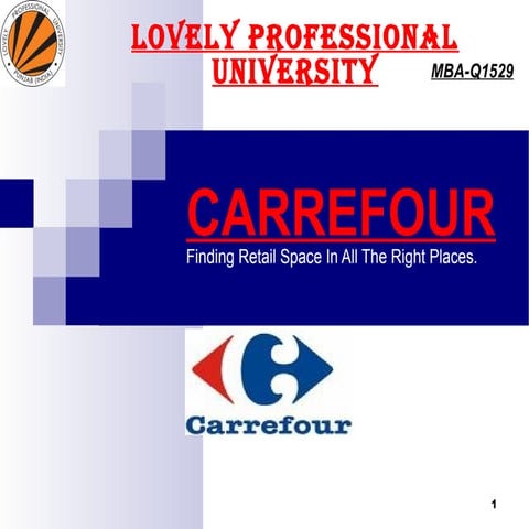 Carrefour Presentation | PPT