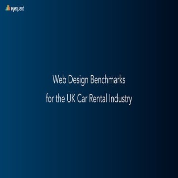 Competitive Spotlight: Measuring Design Effectiveness in the UK Car ...