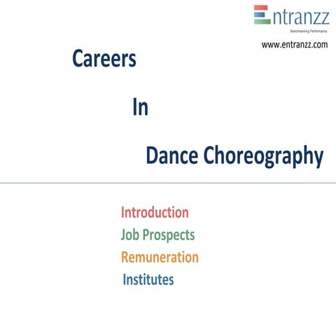 Carrers in dance choreography | PPT