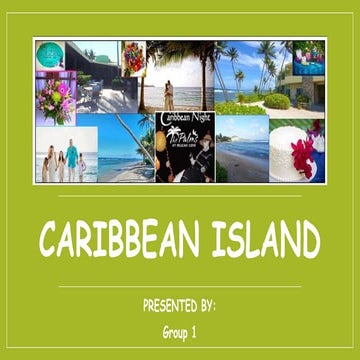 Carribean | PPTX