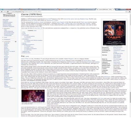 Carrie background research2 | PDF