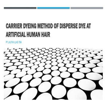 Carrier Dyeing Method of Disperse Dye at artificial.pptx