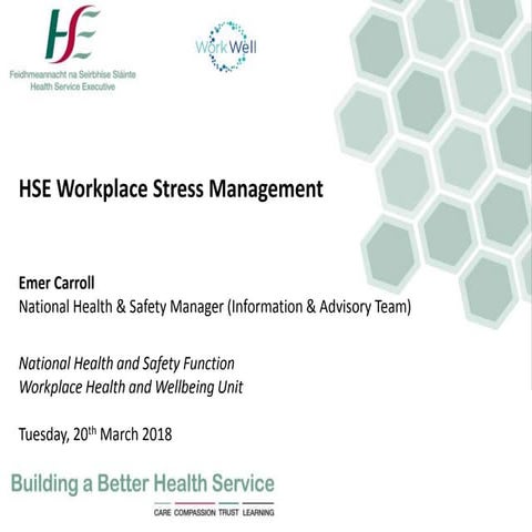 E Carroll - HSE Workplace Stress Management | PPTX