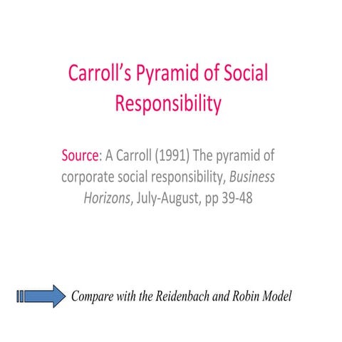Carroll Model | PPT