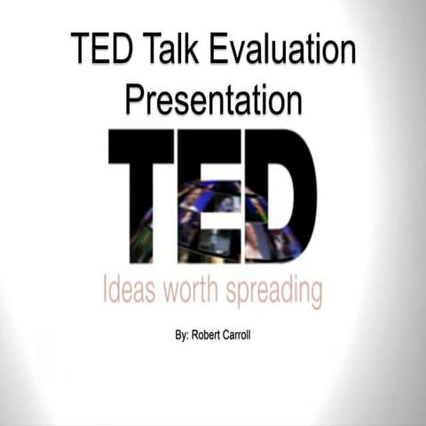 TED Talks Presentation | PPT