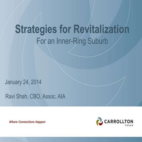 Carrollton's revised strategies for revitalization | PPTX