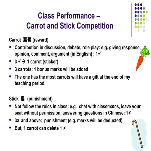 Carrot and Stick Competition | PPT