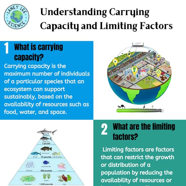 Visualize Carrying Capacity and Limiting Factors with this Informative ...