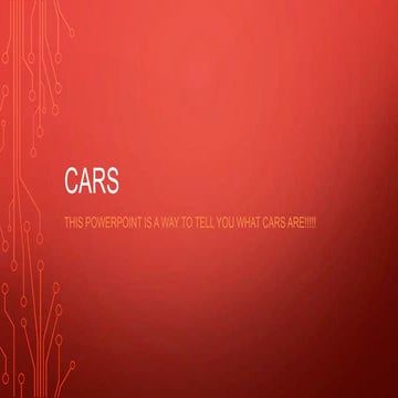Cars | PPT