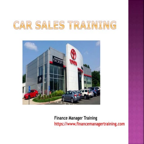 Car sales training | PPTX