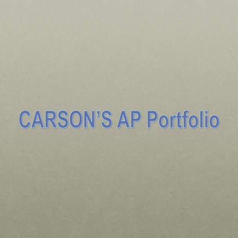 Carson - Score 4 | PPT