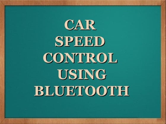 FINAL YEAR PROJECT ABSTRACT:Automated environmental friendly vechicle ...