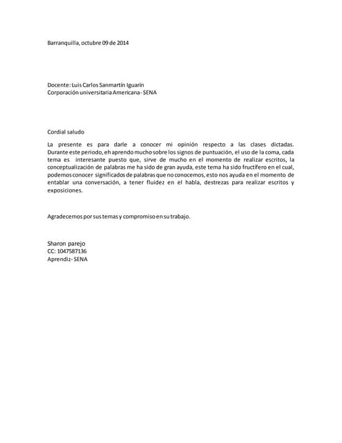 carta de formacion | PDF